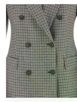 Tagliatore Double-breasted Houndstooth Blazer - Neutrals