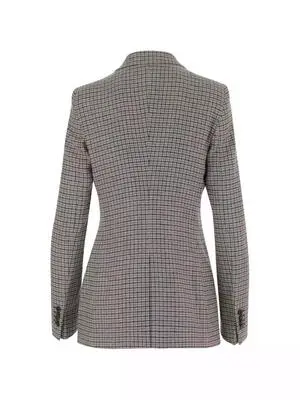 Tagliatore Double-breasted Houndstooth Blazer - Neutrals