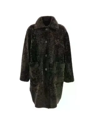ARMA Zoey Reversible Shearling Coat - Brown