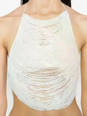Cult Gaia Tanner Sequin-embellished Top