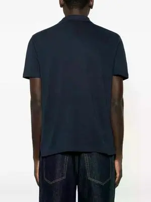 A.p.c. Logo-embroidered Polo Shirt - Blue