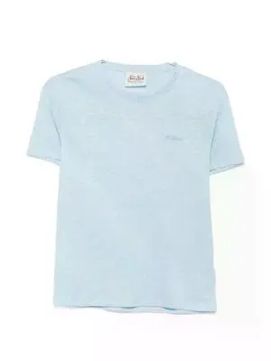MC2 SAINT BARTH Embroidered Linen T-shirt