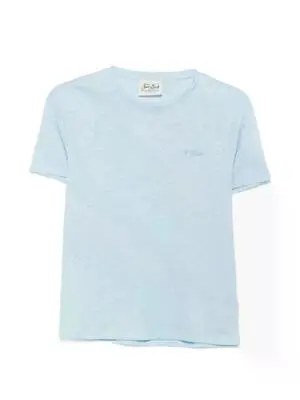 MC2 SAINT BARTH Embroidered Linen T-shirt