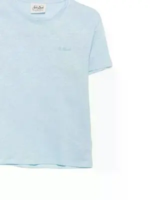 MC2 SAINT BARTH Embroidered Linen T-shirt