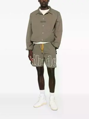 Rhude Logo-embroidered Overshirt