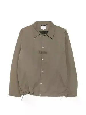 Rhude Logo-embroidered Overshirt - Green