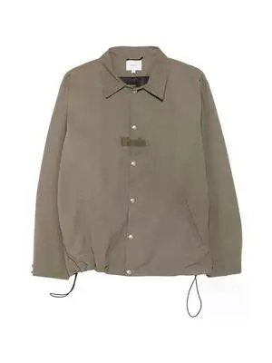 Rhude Logo-embroidered Overshirt - Green