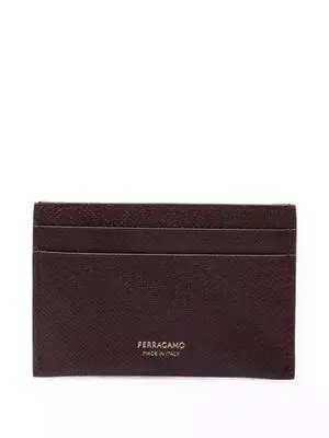FERRAGAMO Gancini-plaque Card Holder