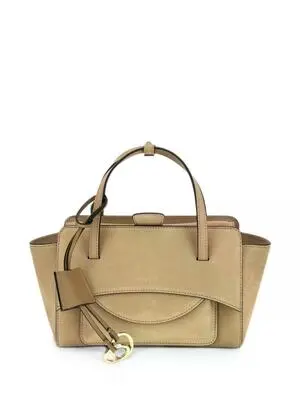 HIDESINS Small Flap Tote Bag - Brown