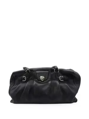 FERRAGAMO Buckle-detail Shoulder Bag - Black