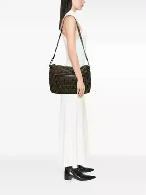 Fendi 2010-2026 Zucca Canvas Crossbody Bag - Brown