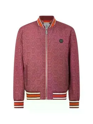 Philipp Plein All-over Monogram Bomber Jacket