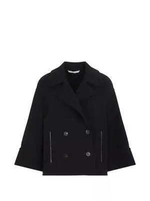 Peserico Double-breasted Coat - Blue