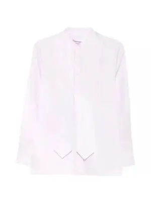 DONDUP DONDUP Pussy-Bow Long-Sleeve Shirt Pink