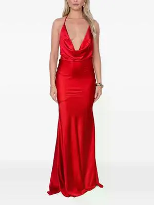 ROSERRY Ibiza Cowl-neck Maxi Dress