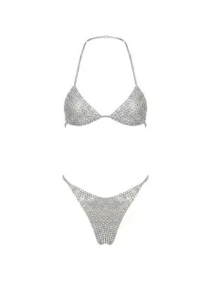 Oseree Crystal-embellished Bikini