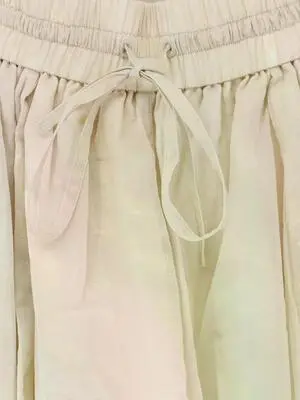 LAMRONS Drawstring-waist Pleated Trousers