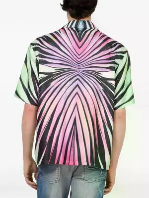 Roberto Cavalli Graphic-print Short-sleeve Shirt