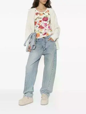 Kenzo Wildflower Floral-motif Ribbed Top