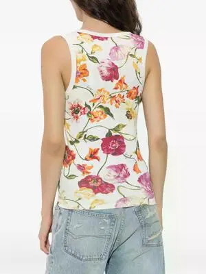 Kenzo Wildflower Floral-motif Ribbed Top
