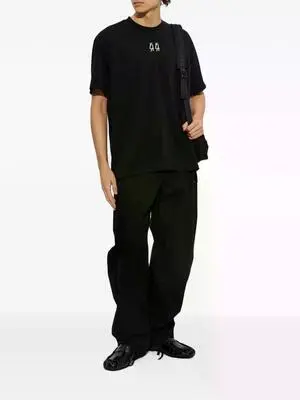 44 LABEL GROUP Logo-print T-shirt - Black