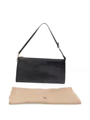LOUIS VUITTON Epi Pochette Accessories Handbag - Black
