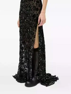 ANN DEMEULEMEESTER Aaricia Floral-devoré Maxi Dress