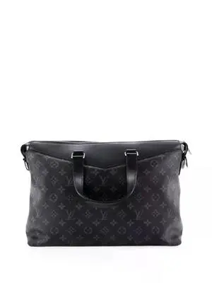LOUIS VUITTON Explorer Briefcase Monogram Eclipse Canvas Business Bag