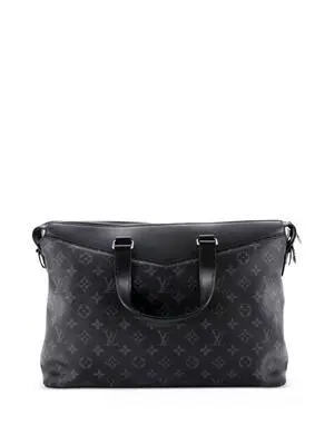 LOUIS VUITTON Explorer Briefcase Monogram Eclipse Canvas Business Bag - Black