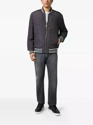 Philipp Plein Monogram-print Bomber Jacket