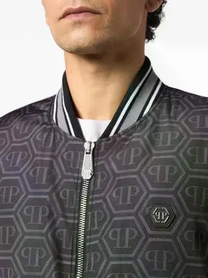 Philipp Plein Monogram-print Bomber Jacket