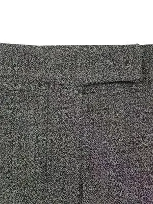 Emporio Armani Mélange Wide-leg Trousers