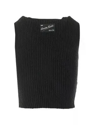 Elisabetta Franchi Logo-patch Sleeveless Top