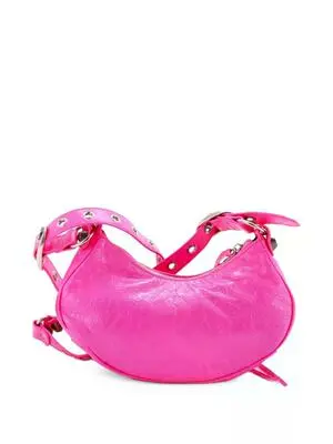 Balenciaga Le Cagole Shoulder Bag With Giant Studs - Pink