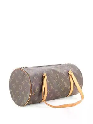 LOUIS VUITTON Papillon Handbag Monogram Canvas 30 Shoulder Bag - Brown