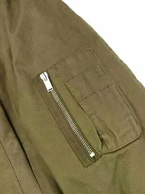 Saint Laurent 2010s Zip-up Hooded Coat