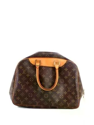 LOUIS VUITTON Monogram Canvas Deauville Handbag - Brown