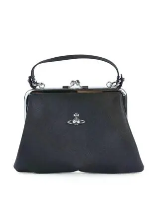 VIVIENNE WESTWOOD Granny Frame Orb-plaque Tote Bag - Black