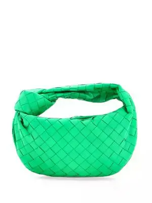 Bottega Veneta Bv Jodie Intrecciato Nappa Mini Hobo Bag - Green