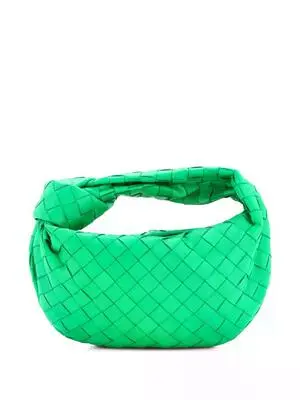Bottega Veneta Jodie Intrecciato Nappa Mini Hobo Bag - Green