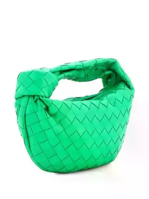 Bottega Veneta Jodie Intrecciato Nappa Mini Hobo Bag - Green