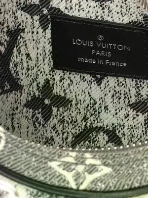 LOUIS VUITTON Loop Handbag Monogram Jacquard Denim Hobo Bag