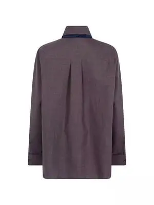 Sacai Pussy-bow Long-sleeve Shirt