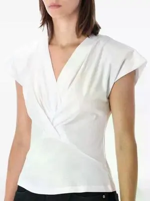 Isabel Marant Étoile Marant Nadrine Twist-detail T-shirt - White