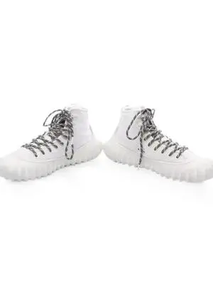 Bottega Veneta High-top Lace-up Sneakers - White