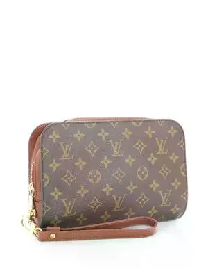 LOUIS VUITTON Pochette Orsay Monogram Canvas Clutch Bag