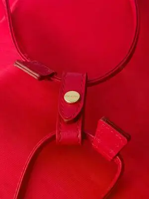 Prada Wish Re-nylon Pouch - Red