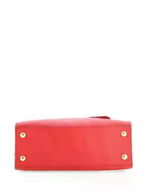 LOUIS VUITTON Pont Neuf Handbag Monogram Empreinte Leather Mm Satchel - Red
