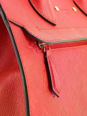 LOUIS VUITTON Pont Neuf Handbag Monogram Empreinte Leather Mm Satchel - Red