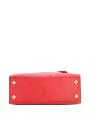 LOUIS VUITTON Pont Neuf Handbag Monogram Empreinte Leather Mm Satchel - Red